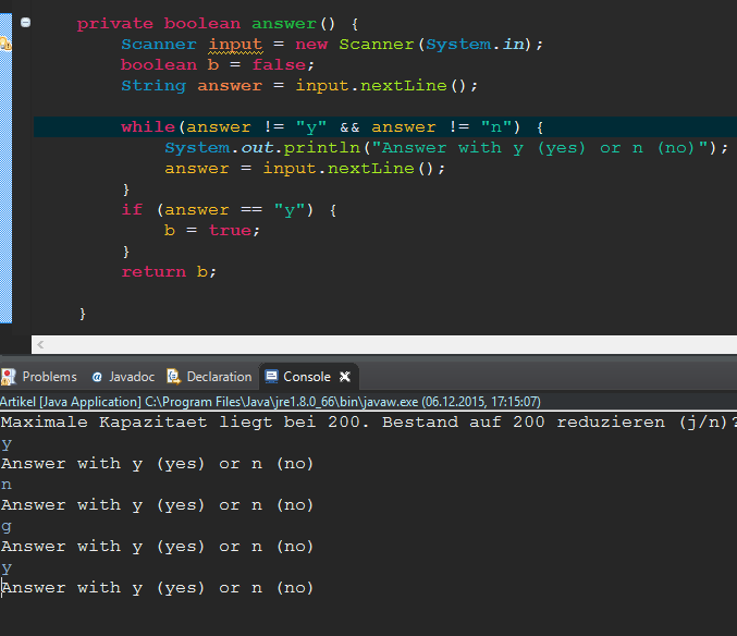 Java How To Escape This While Loop Stack Overflow
