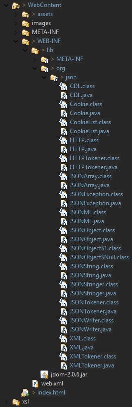 Eclipse Javalangclassnotfoundexception Orgjsonjsonexception Stack Overflow