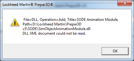 SODE v 1.31 – P3Dv3 – SimObject Display Engine