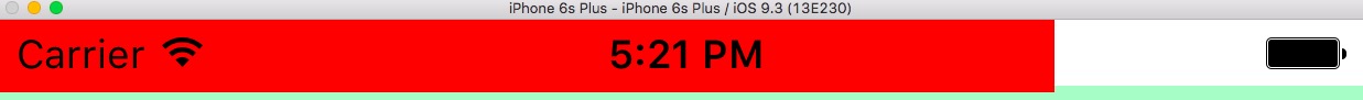 Iphone Custom Background Color For Status Bar In Ios App Created With Xcode And Swift Stack