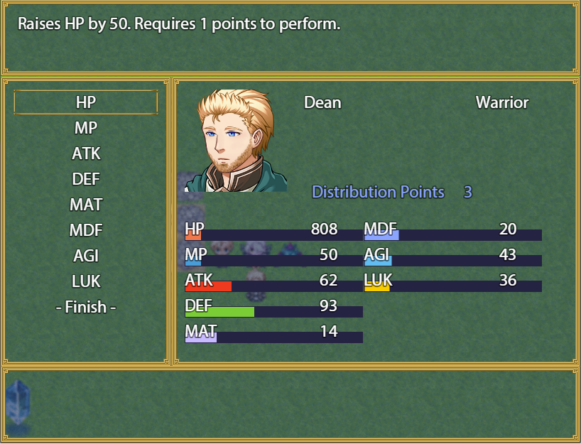 AP - Stat Distribution | RPG Maker Forums