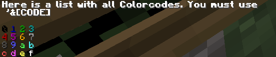 Formatting Codes | SpigotMC - High Performance Minecraft Formatting Codes | SpigotMC - High Performance Minecraft