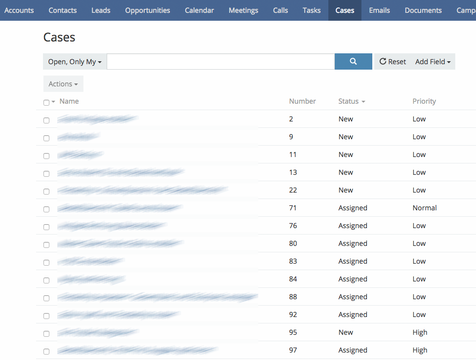 Sorting by status is not working in cases list · Issue #401 · espocrm/espocrm · GitHub