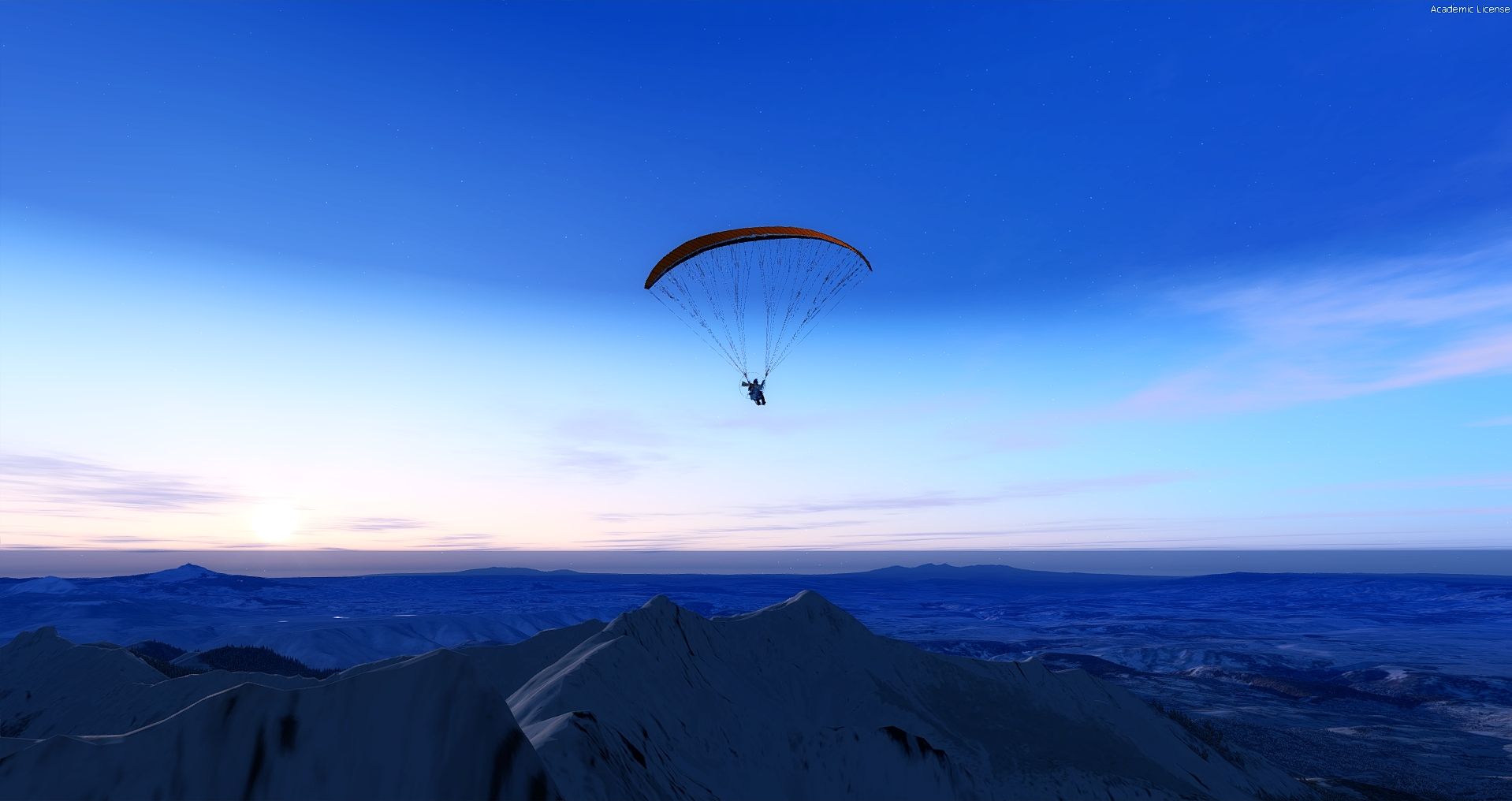 Paraglider at Telluride - Community Screenshots - Orbx Community and Support Forums