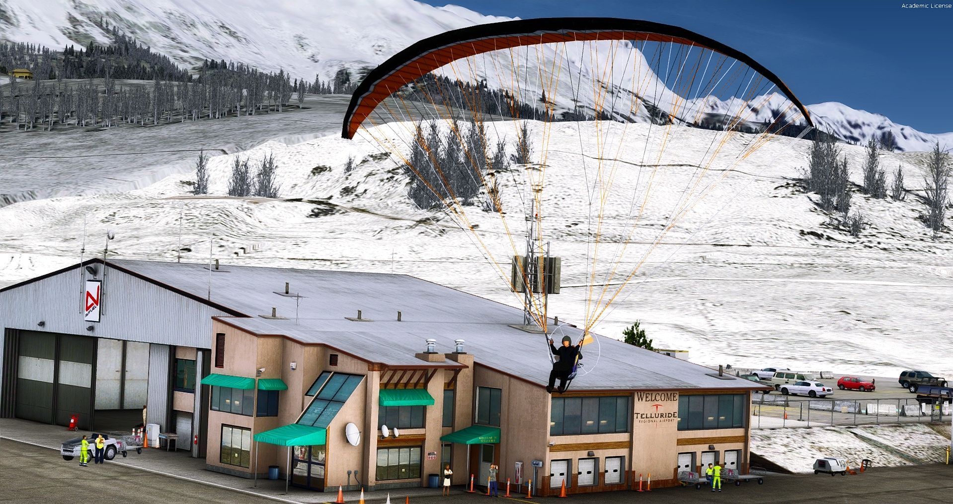 Paraglider at Telluride - Community Screenshots - Orbx Community and Support Forums