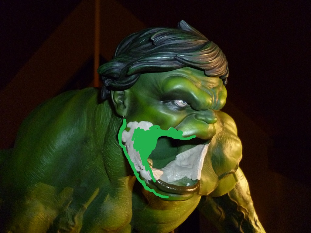 Custom head for new HULK PF - Statue Forum