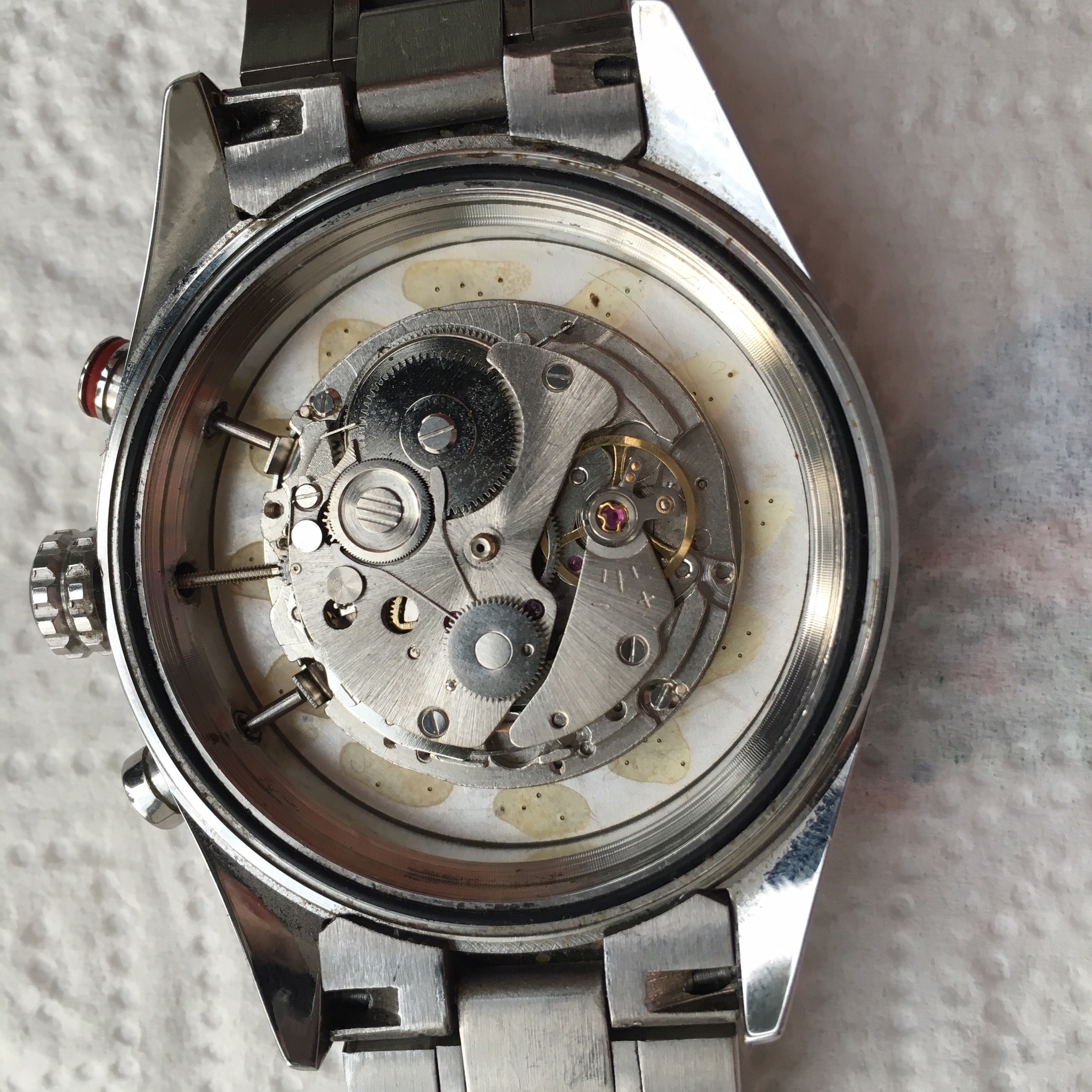 Remove crown/wind stem knob of replica TAG Heuer Carrera | Replica ...