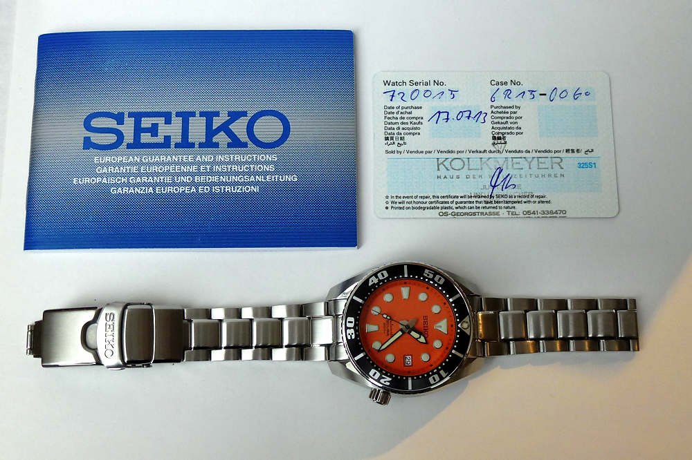 [Erledigt] - Seiko SBDC005 orange Sumo