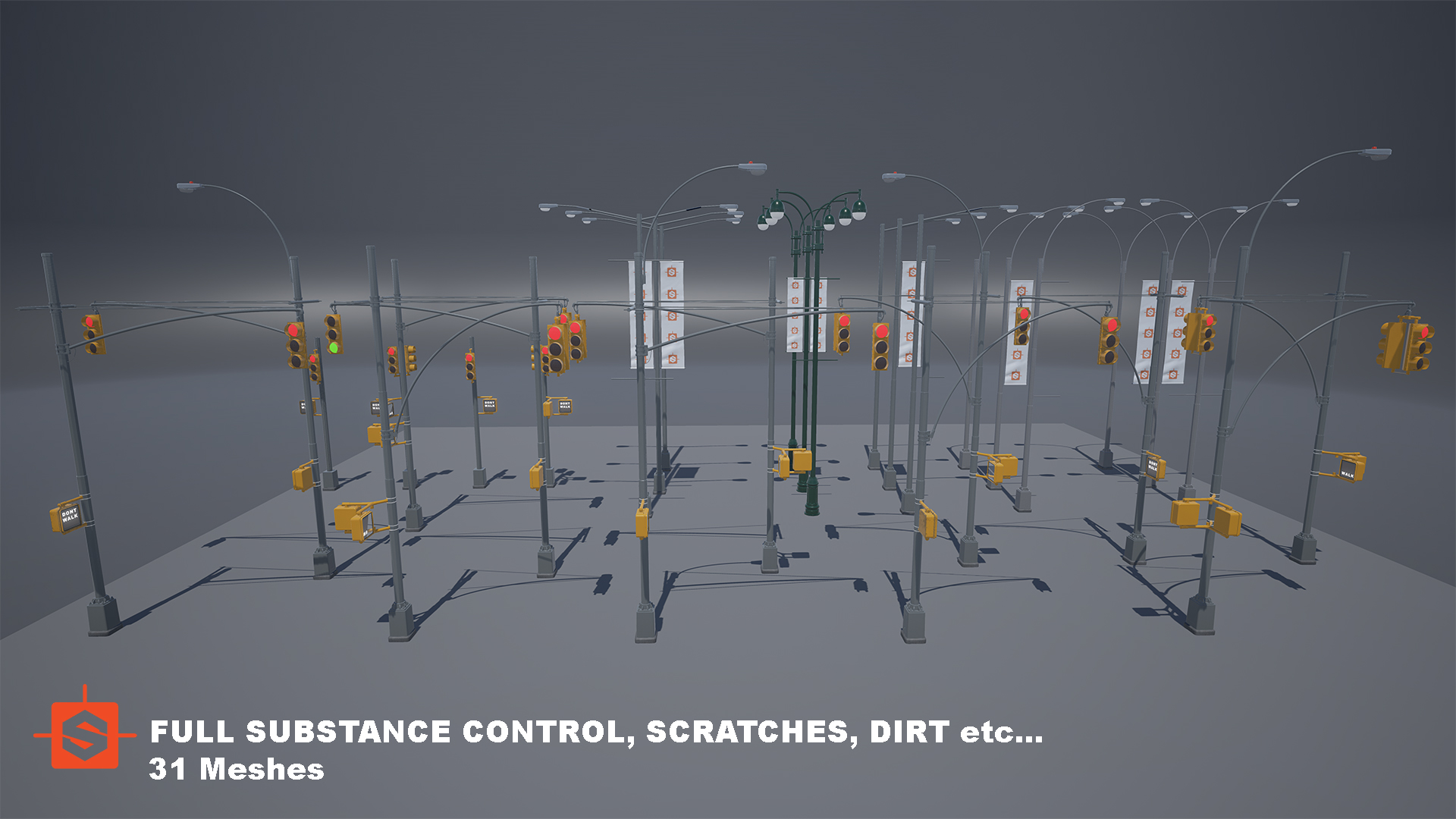 High Quality Traffic Lights, Street Lights, City Accessorys ...