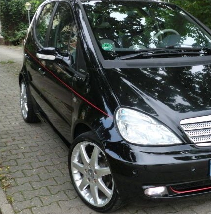 W168 - 4x Mercedes A210 EVOLUTION AMG Felgen 17" mit Bereifung