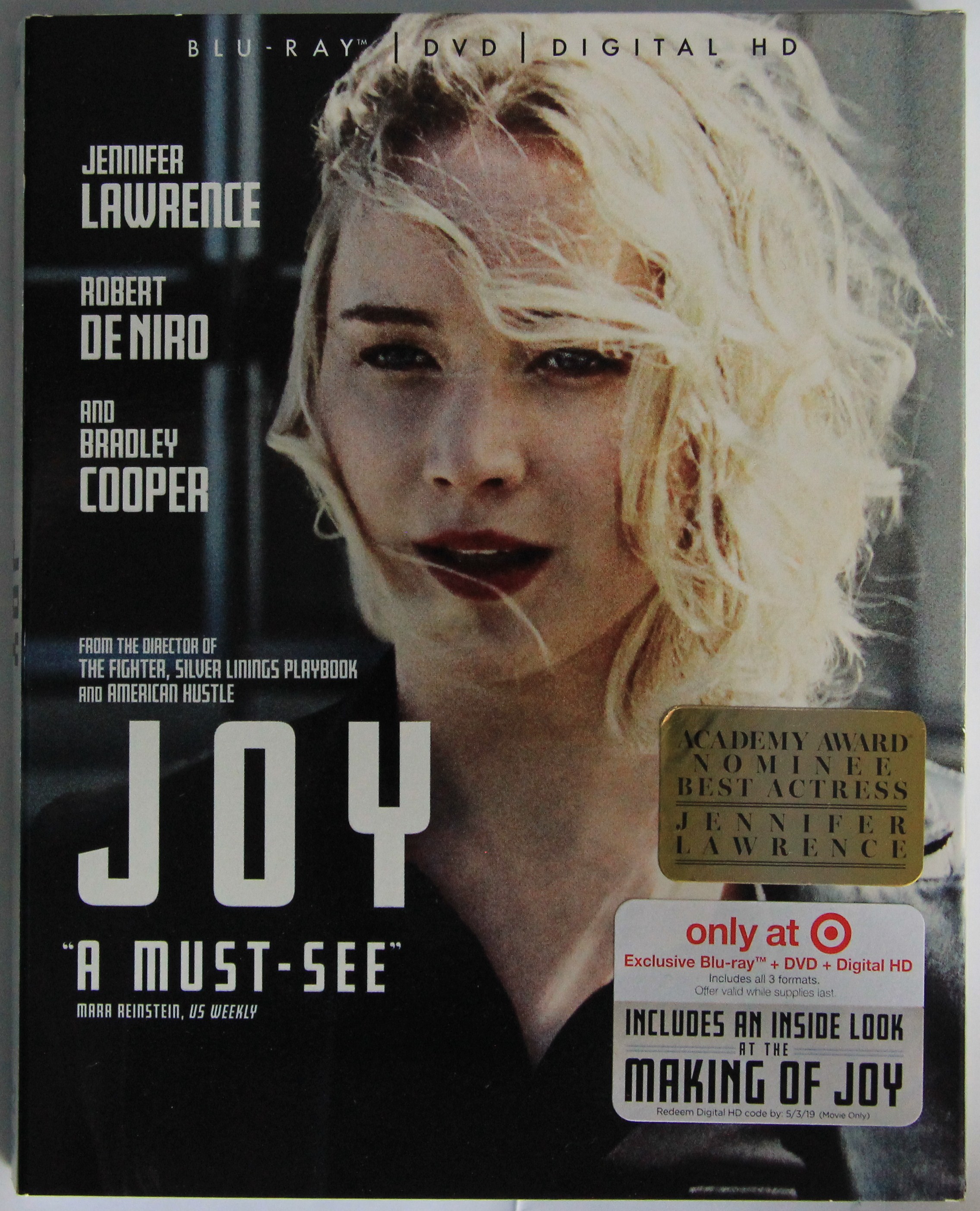 Joy (Blu-ray Gatefold Slipcover) (Target Exclusive) [USA] | Hi-Def ...