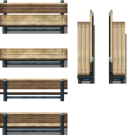 Looking for Wooden bench RMMV default style | RPG Maker Forums