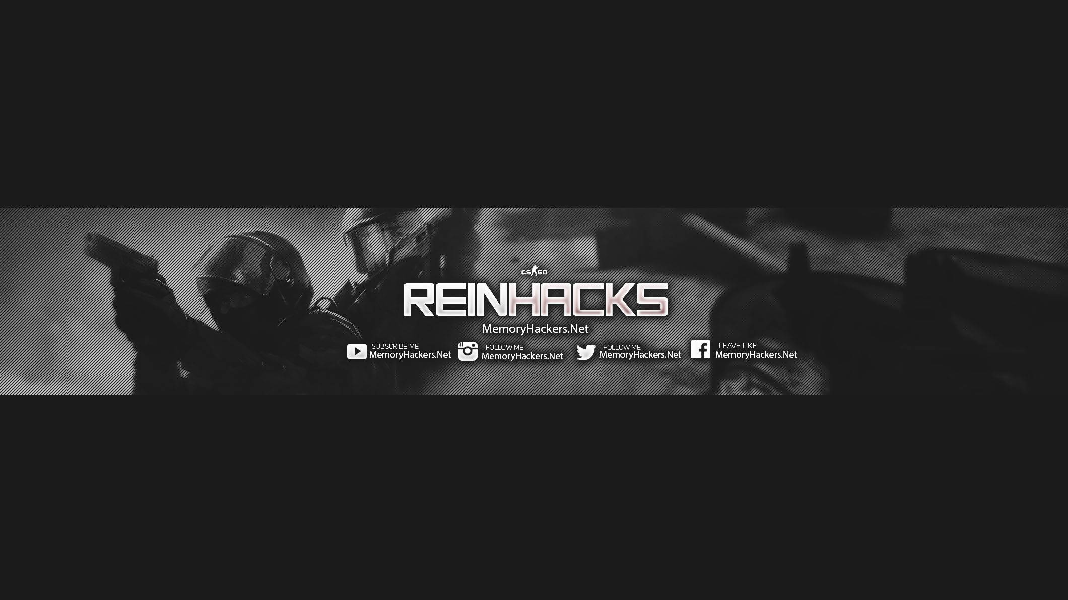 Youtube Banner Template #3 - CSGO