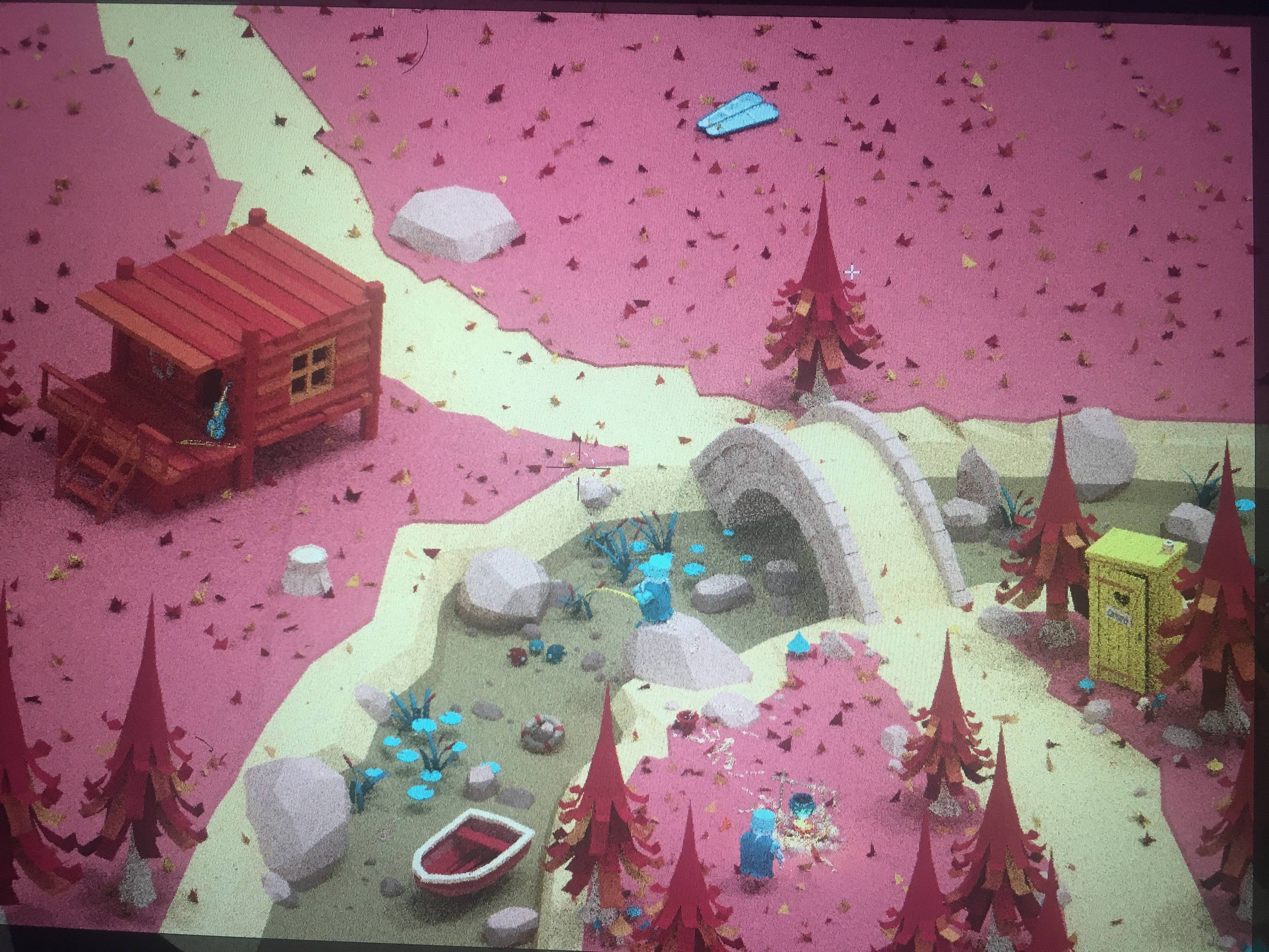 more detailed low poly scene : r/blender