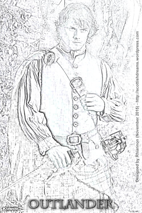 Outlander – Pencil Drawing (Photoshop) | Scottish Dreams