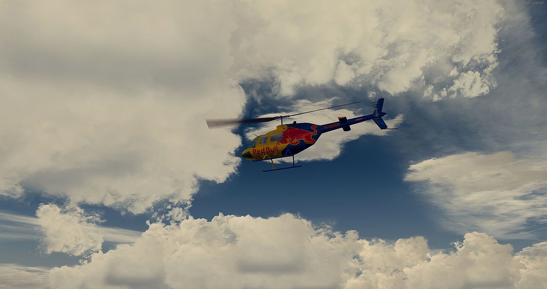 Red Bull chopper - The AVSIM Screen Shots Forum - The AVSIM Community